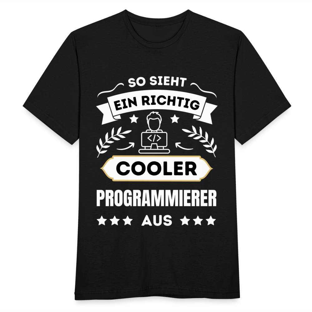 Männer T-Shirt "So sieht ein richtig cooler Programmierer aus" – Palanemo